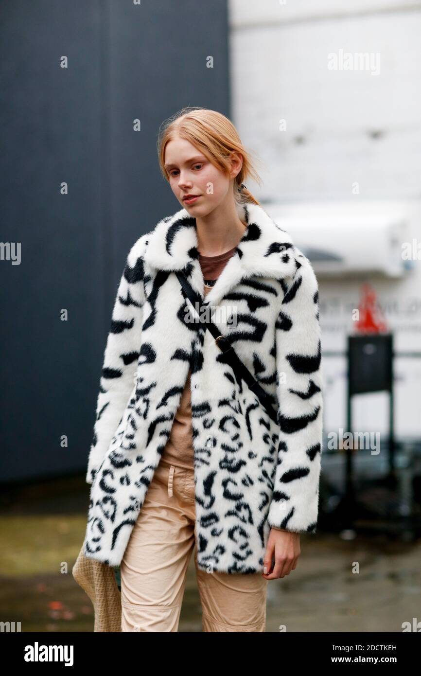 Street style, model Lulu Leika after Cecilie Bahnsen Fall-Winter 2018 ...