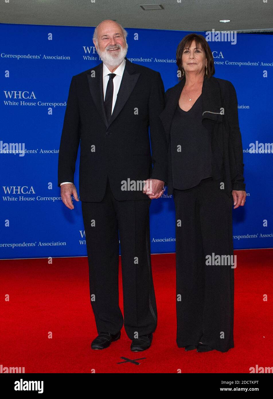 Rob Reiber and Michele Singer Reiner arrive for the 2018 White House ...