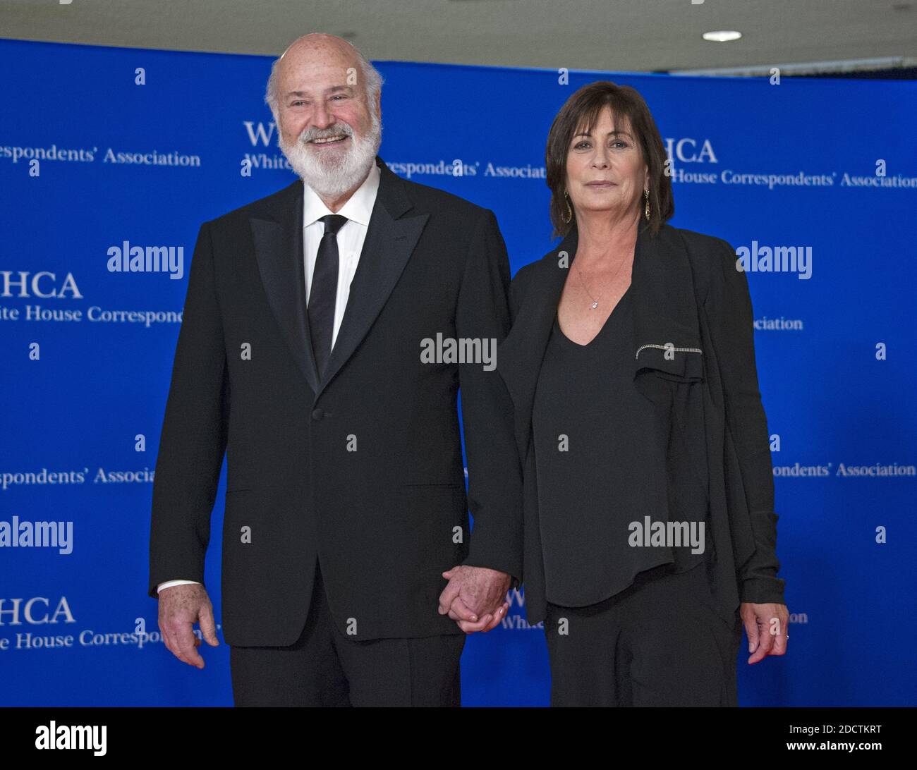 Rob Reiber and Michele Singer Reiner arrive for the 2018 White House ...