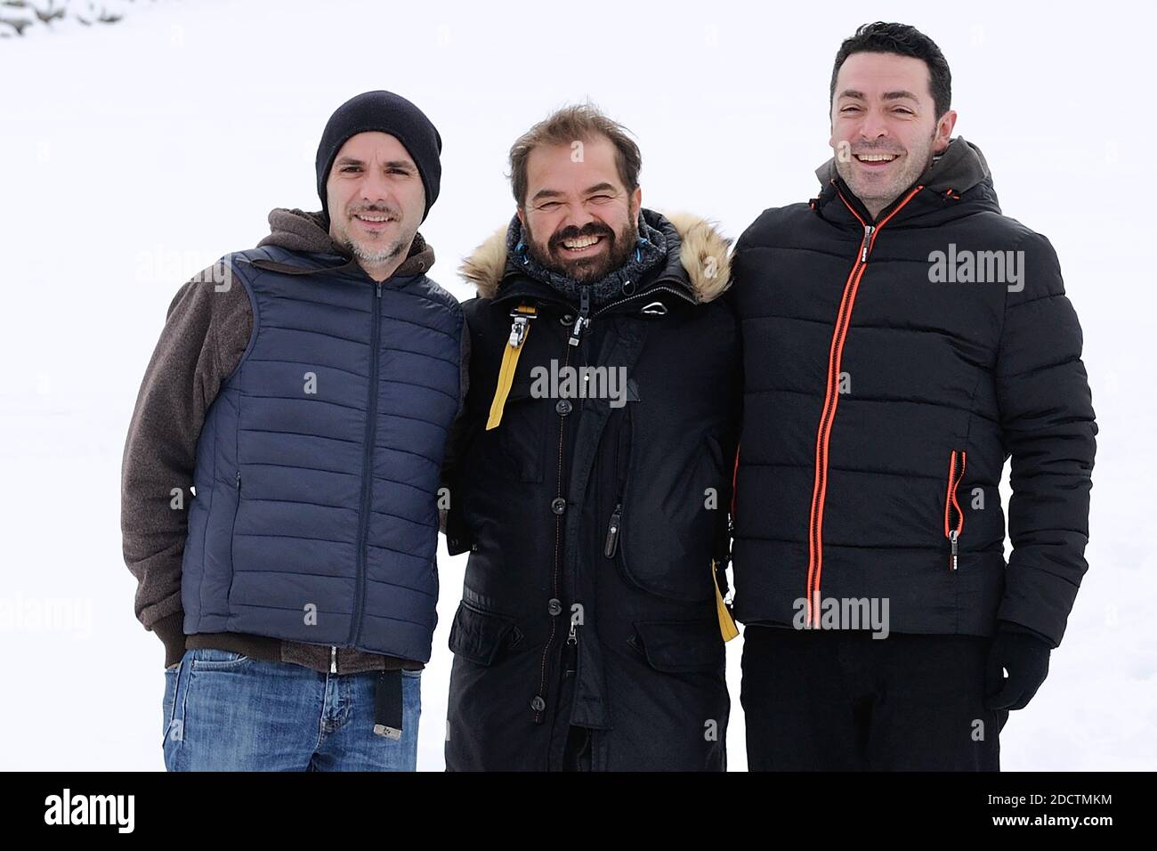 Alexandre Bustillo, Xavier Gens et Julien Maury assistent a un ...