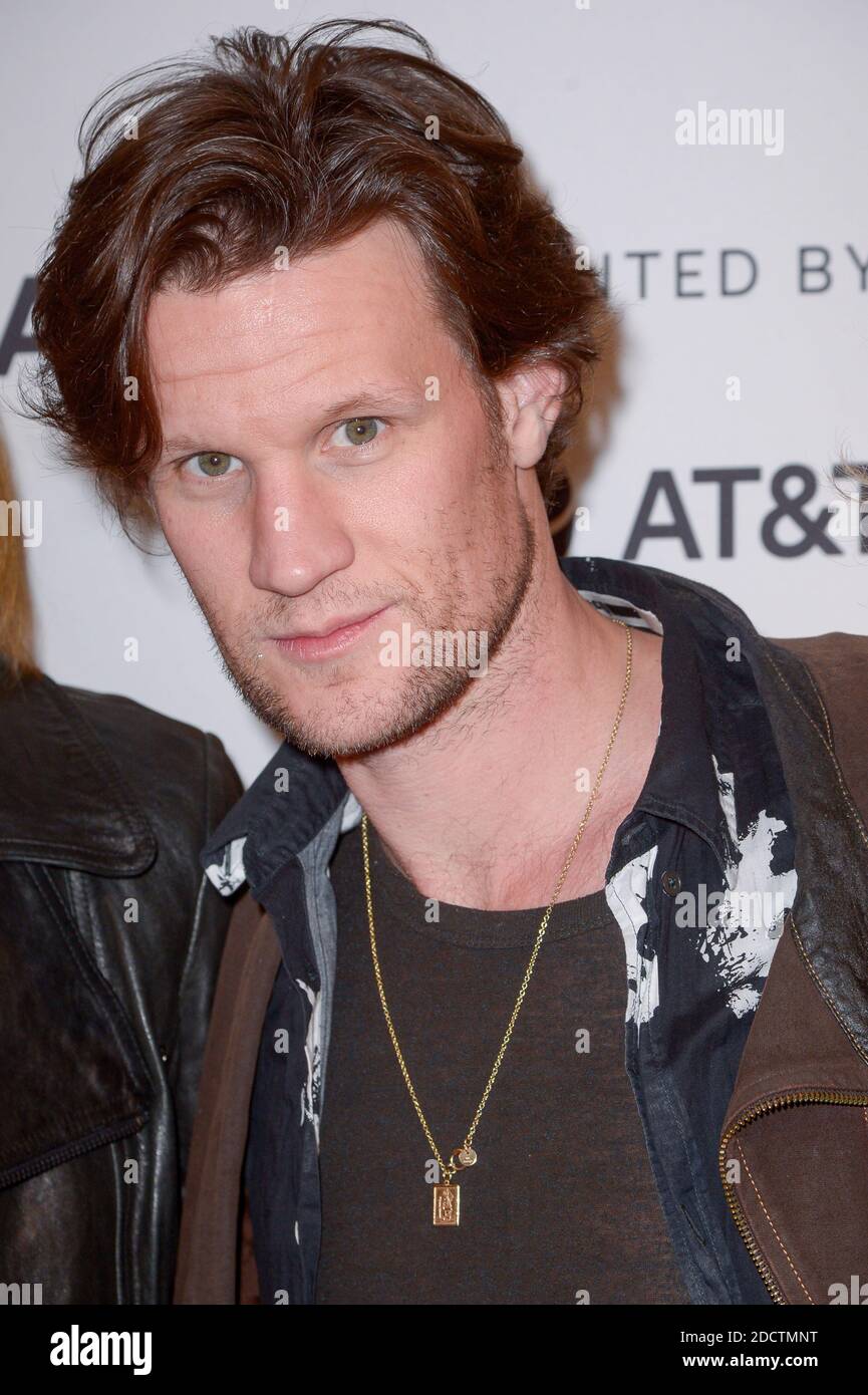 Matt Smith attending the premiere of the movie Mapplethorpe during the ...