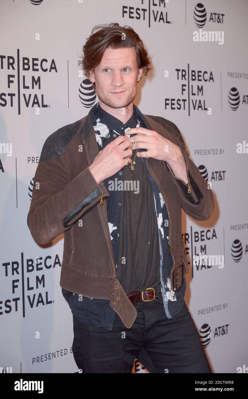 Matt Smith attending the premiere of the movie Mapplethorpe during the ...