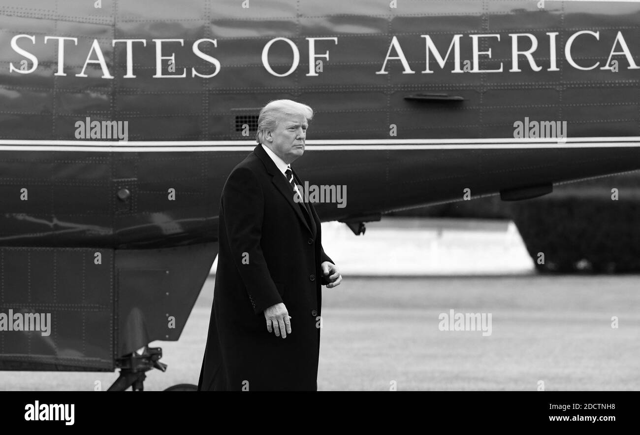U.S. President Donald Trump returns to the White House, February 1 ...