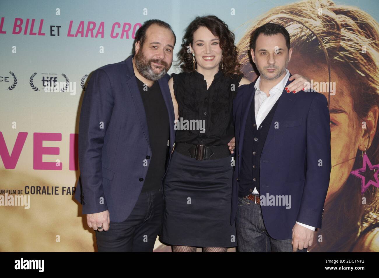 Guillaume Bouche, Coralie Fargeat et Vincent Colombe lors de la ...