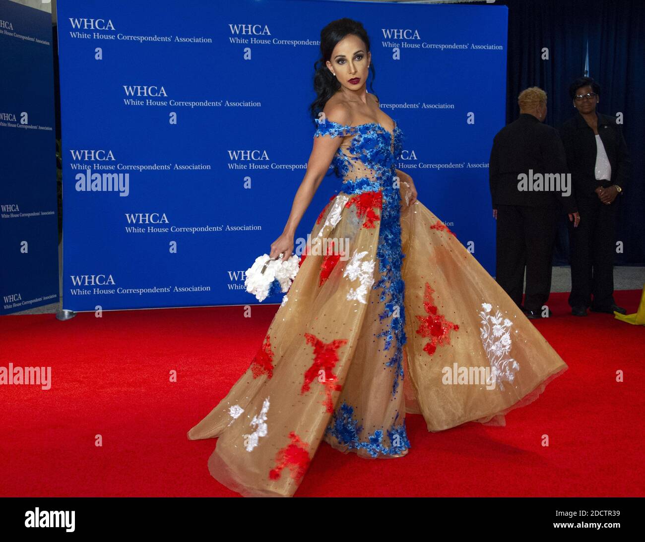 Fox News commentator Dr. Nina Radcliff, right, arrives for the 2018 ...