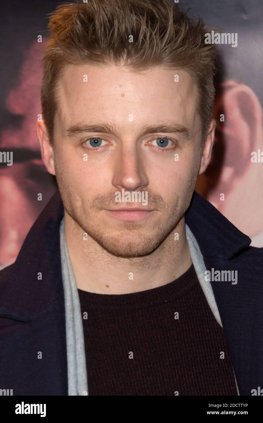 Jack Lowden attending the premiere of England is mine held at the UGC ...