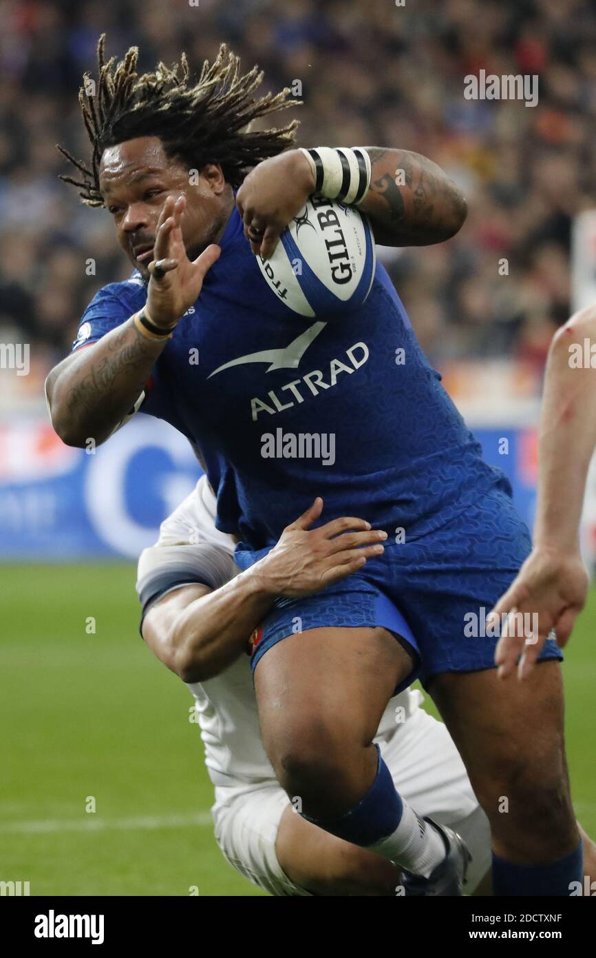France's Mathieu Bastareaud during Rugby Natwest 6 Nations Tournament ...