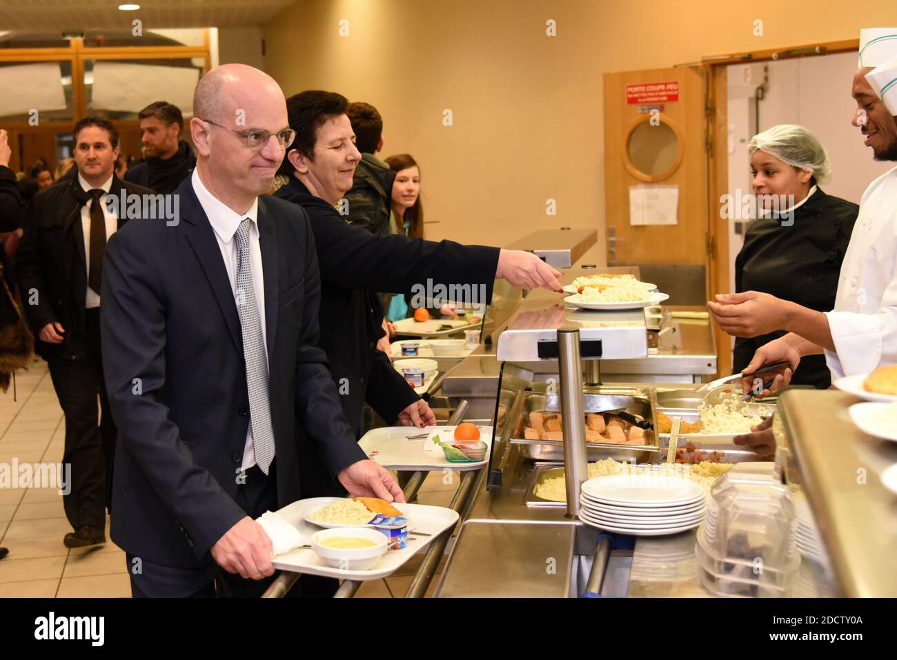 Edouard Philippe, Jean-Michel Blanquer et Frederique Vidal dejeunent ...