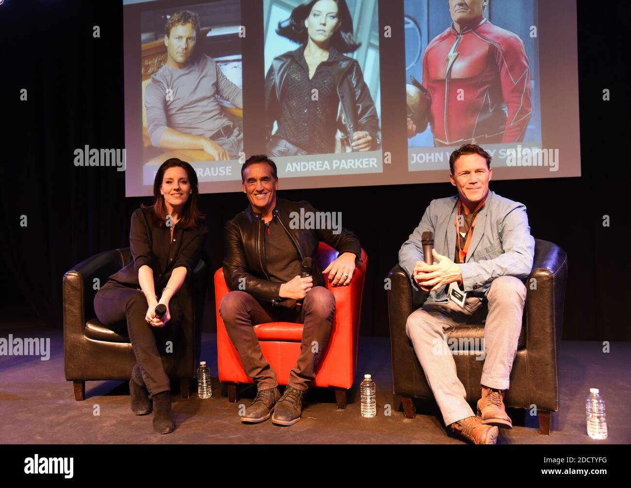 Andrea Parker, John Wesley Shipp, Brian Krause attending the 25th Paris ...