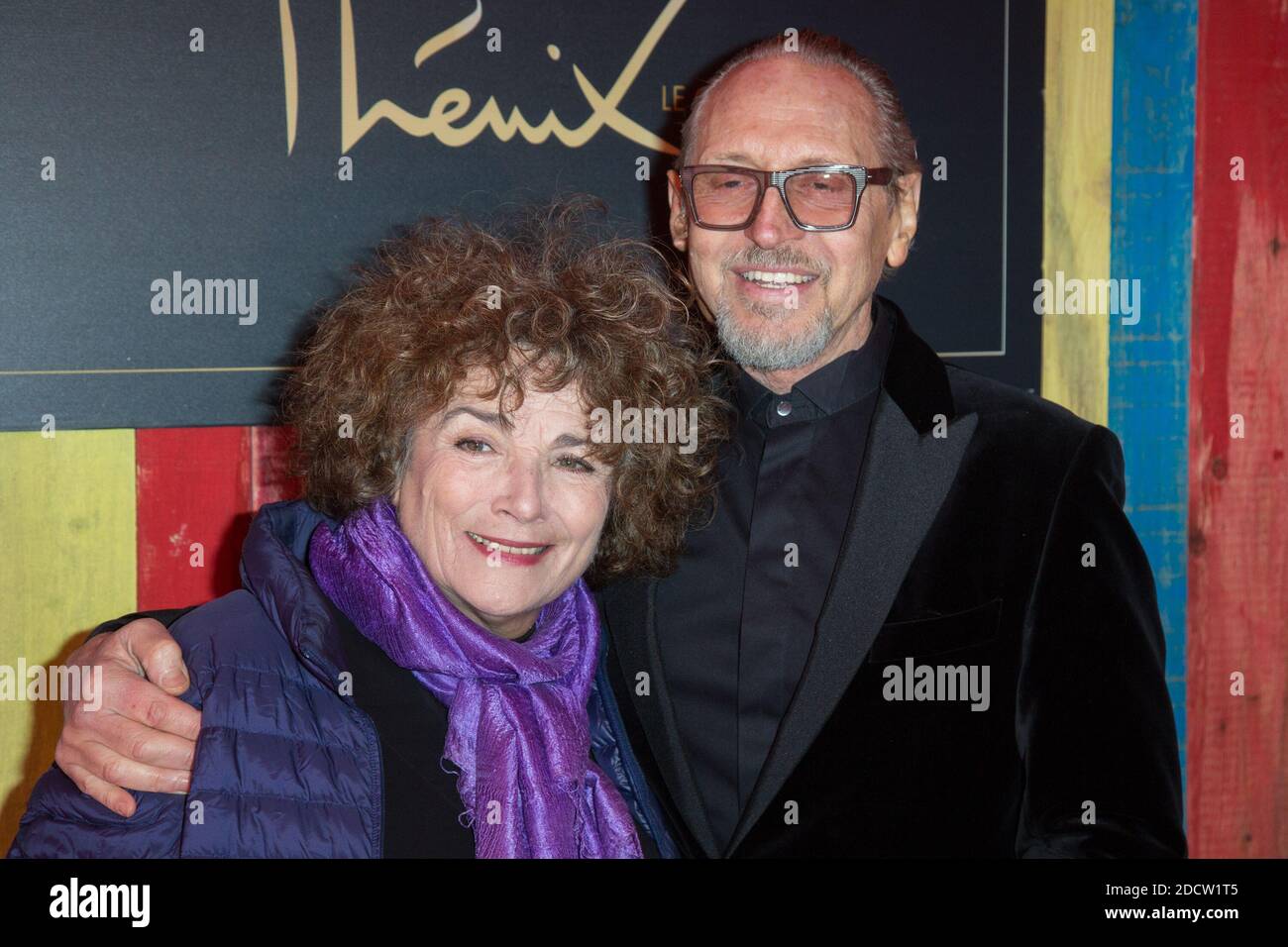 Coline Serreau et Alain Pacherie president du Cirque Phenix assistent ...