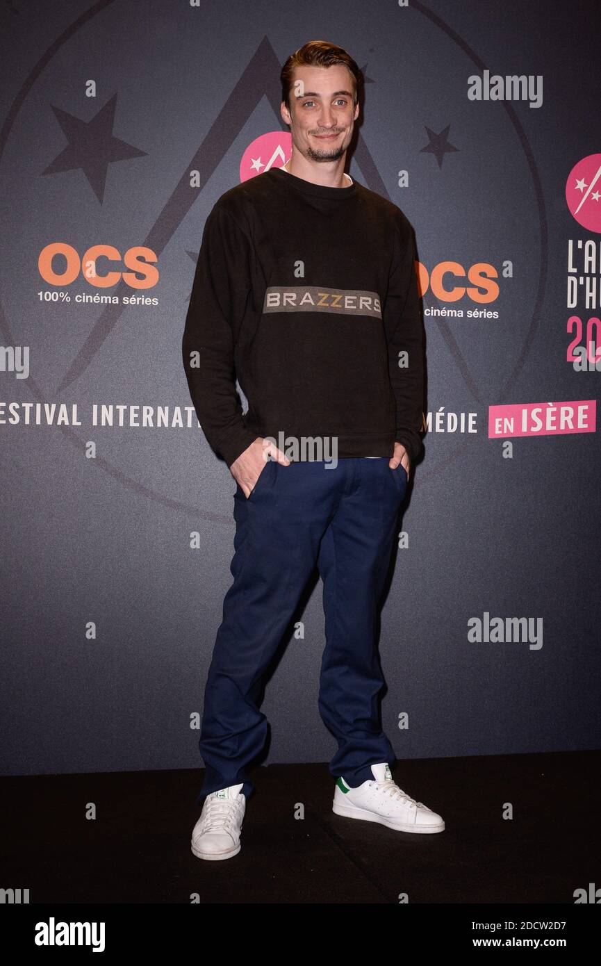 Pierre Lottin attending the screening of the film Les Tuche 3 during ...