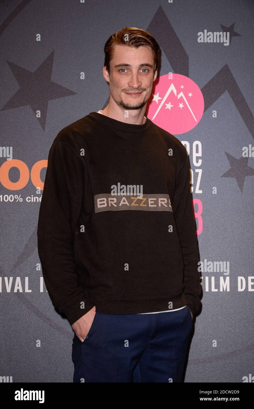 Pierre Lottin attending the screening of the film Les Tuche 3 during ...