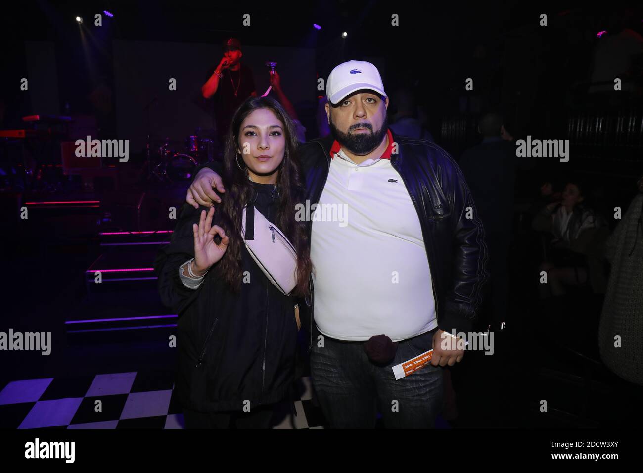 Dj Tefa assiste au showcase de Secteur pour le lancement de la tournee ...