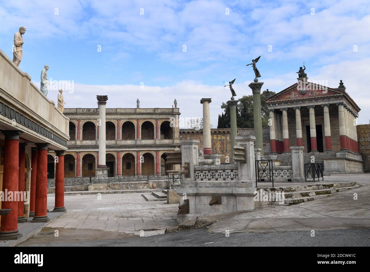 NO WEB/NO APPS - Exclusive. A view of the replica of Ancient Rome at ...