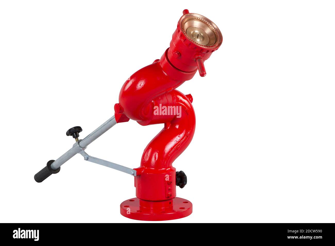 The factory produces a large number of fire hydrants. red fire hydrant ...