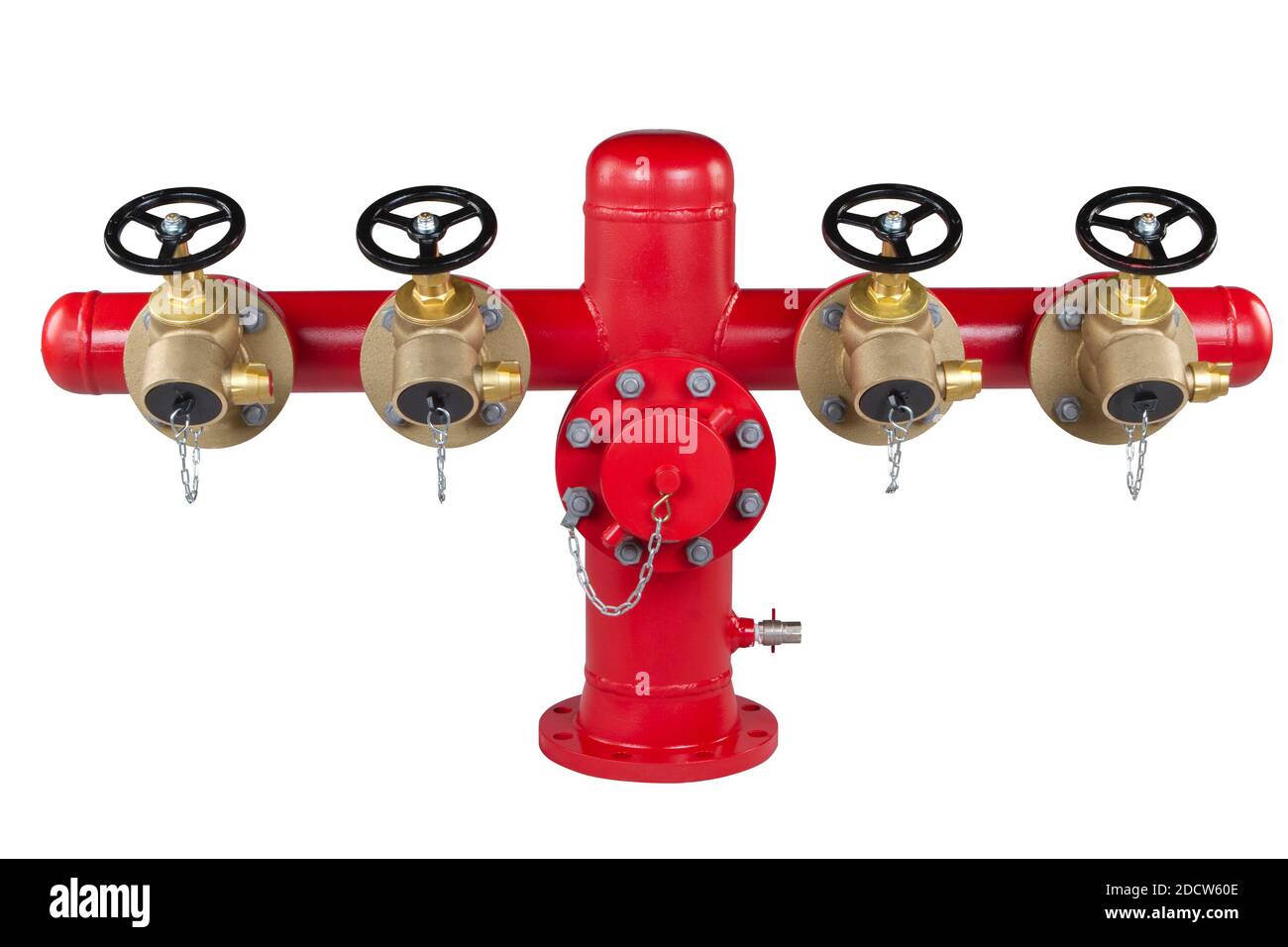 The factory produces a large number of fire hydrants. red fire hydrant ...