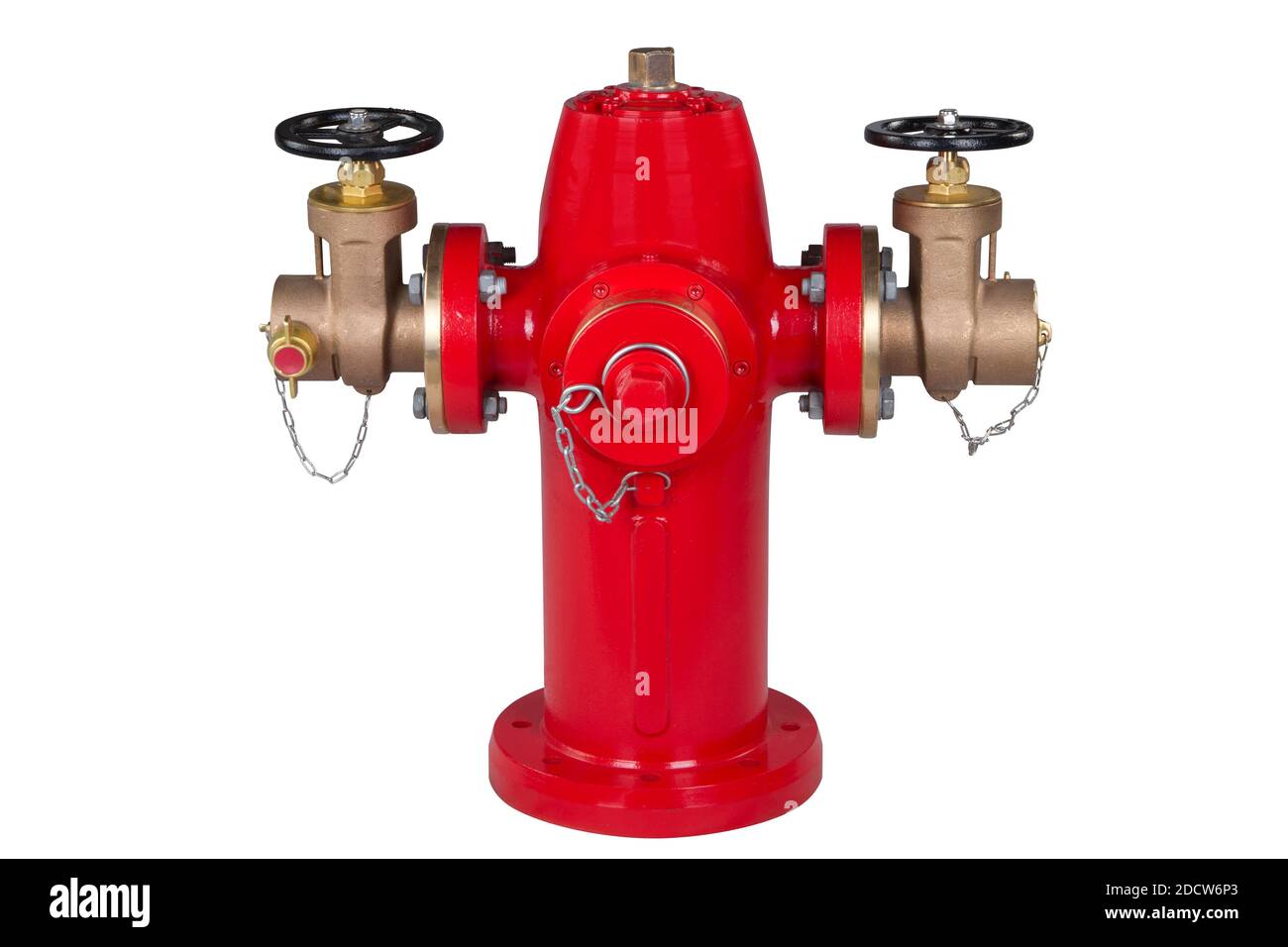 The factory produces a large number of fire hydrants. red fire hydrant ...