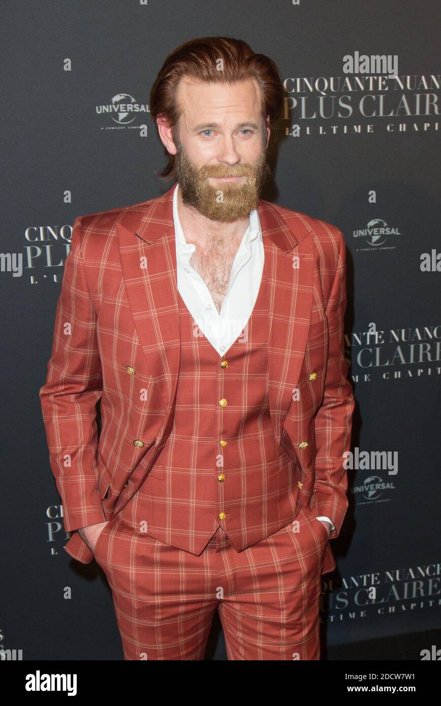 Eric Johann Johnson attends Fifty Shades Freed world premiere at Salle ...