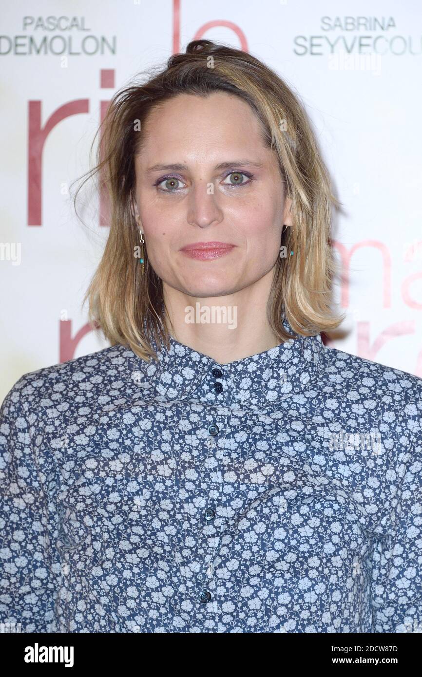 Sabrina Seyvecou assiste a la premiere du film Le Rire de Ma Mere a l'UGC Cine Cite Bercy a ...