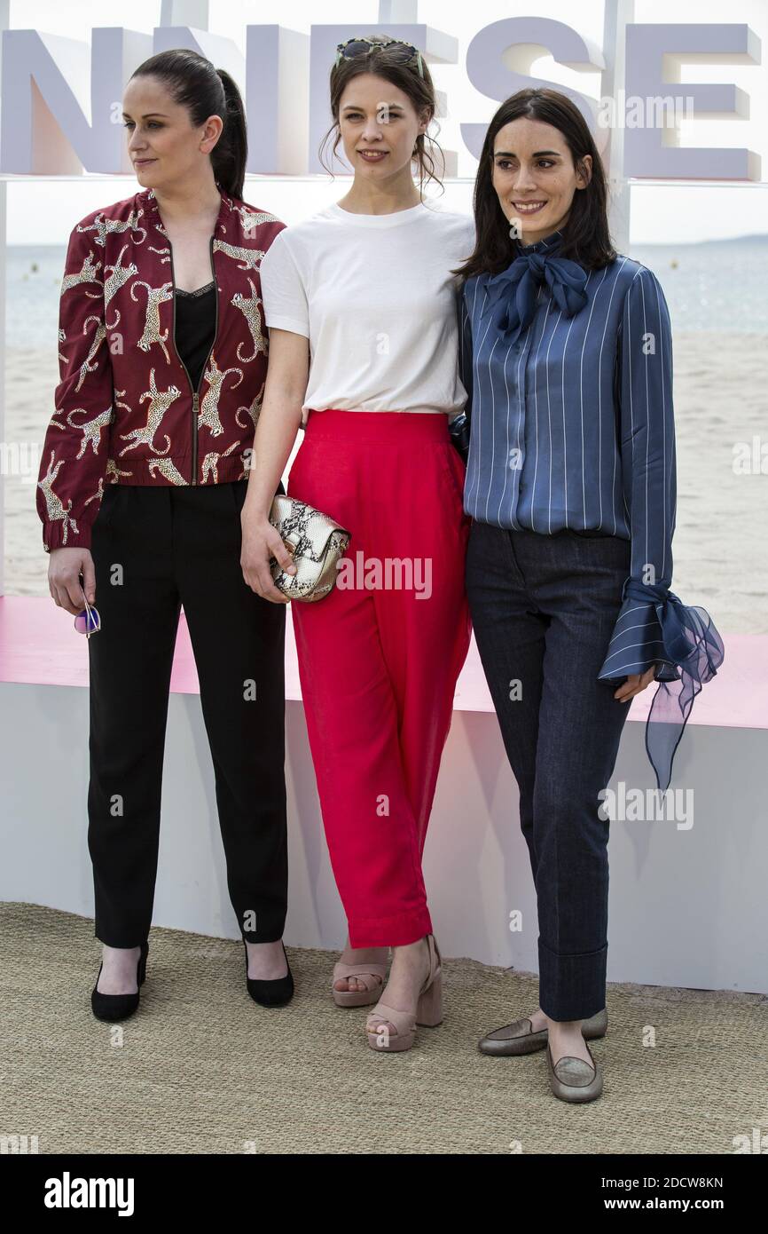 (L-R) Jury Members Audrey Fouche, Paula Beer and Melisa Sozen pose at ...