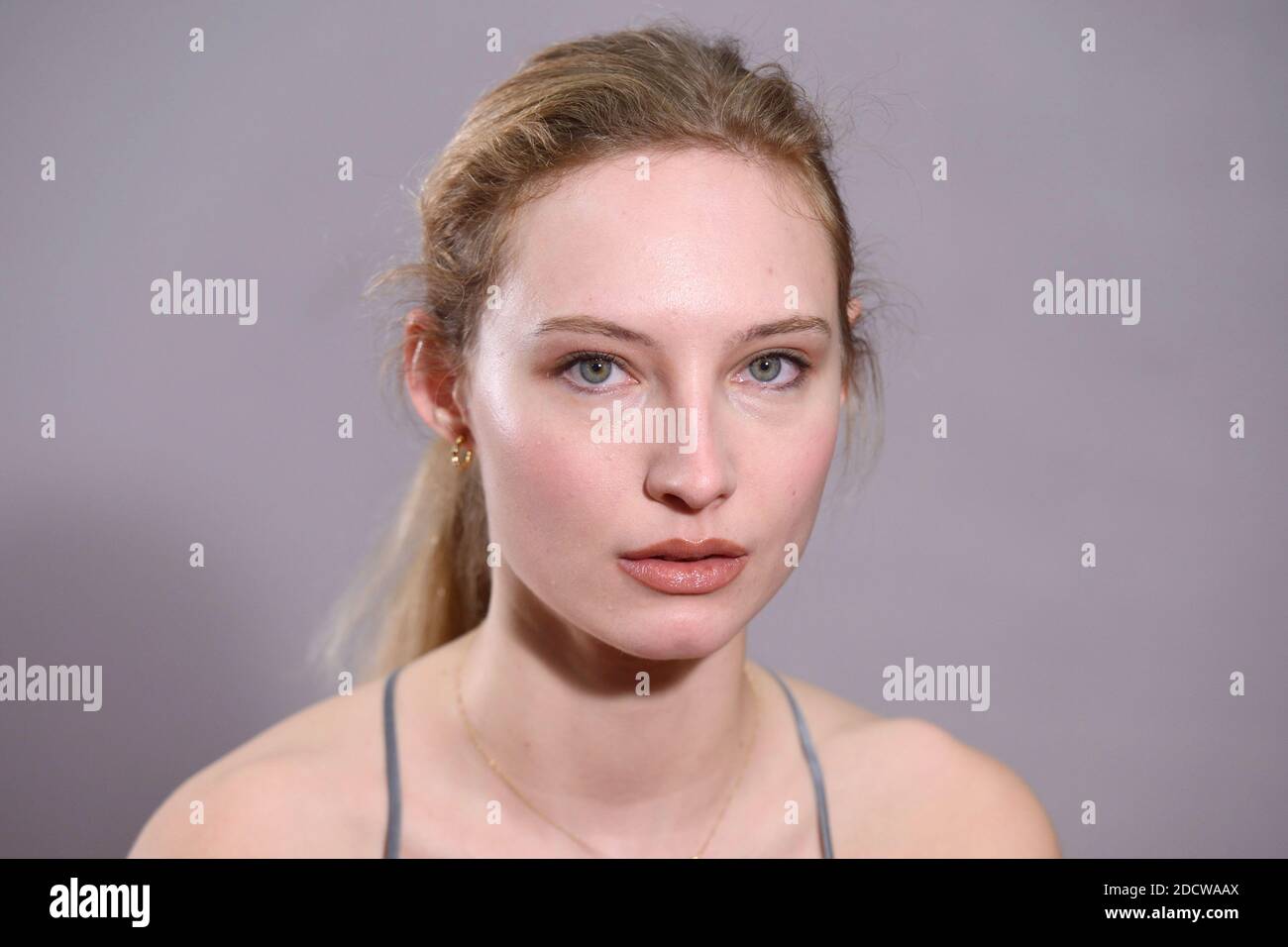 Julia Roy pose lors du 25e Festival du Film Fantastique de Gerardmer a ...