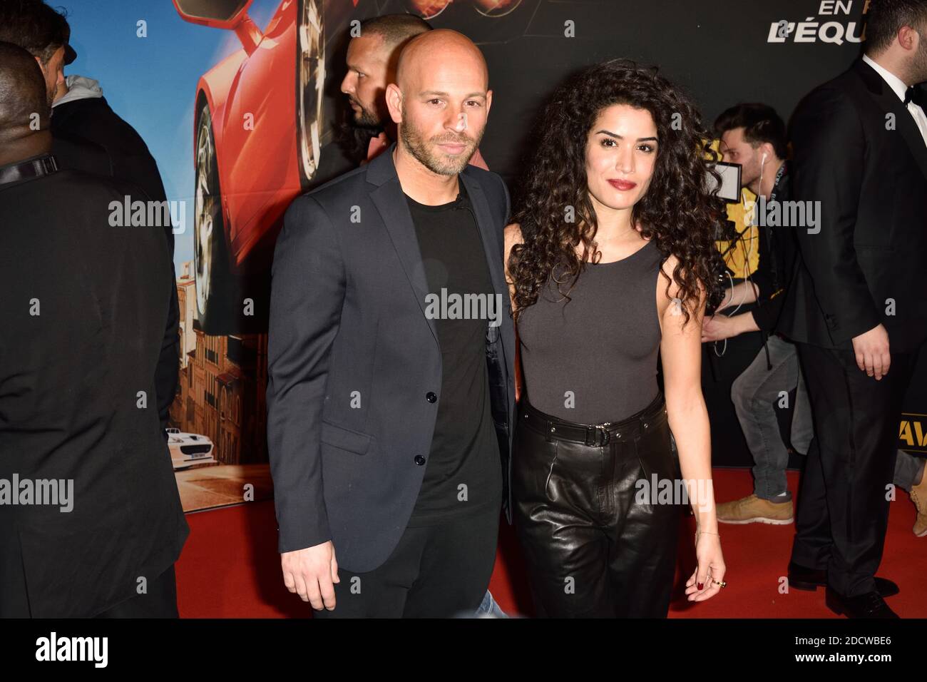 Franck Gastambide, Sabrina Ouazani assistent a la premiere de Taxi 5 au ...