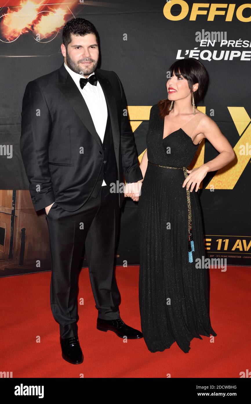 Salvatore Esposito, Paola Rossi assistent a la premiere de Taxi 5 au ...