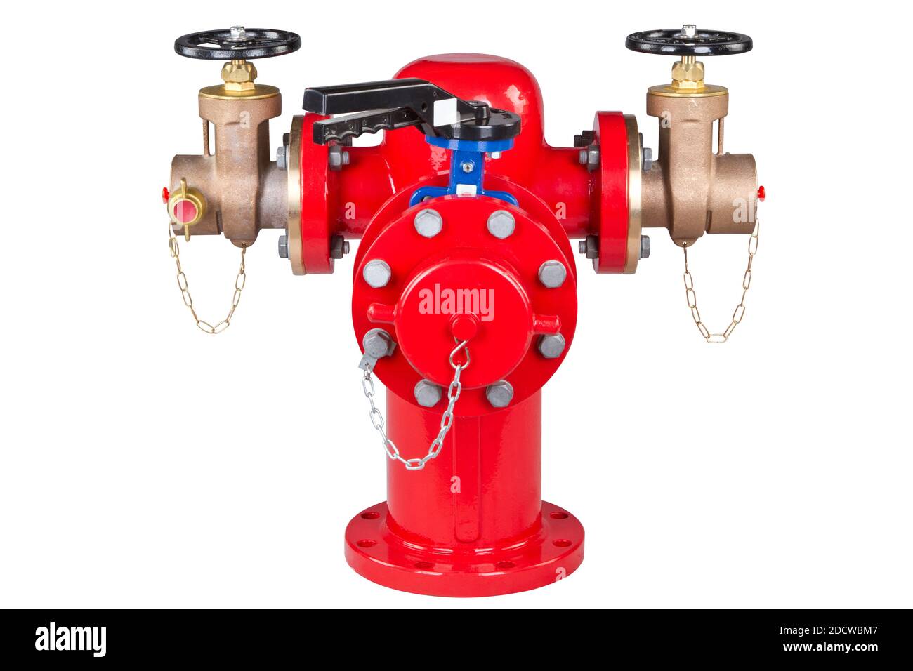 The factory produces a large number of fire hydrants. red fire hydrant ...