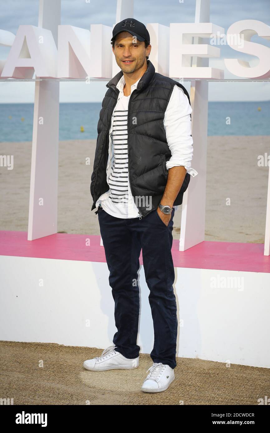 Dan Mor poses at the photocall during the 1st Cannes International Series Festival on April 9th ...