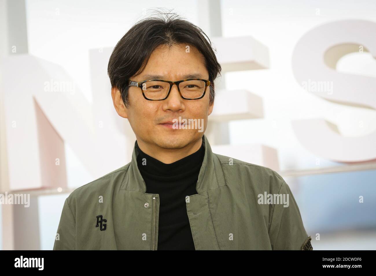 Kim Cheol-Kyu poses at the photocall of 'Mother' during the 1st Cannes ...
