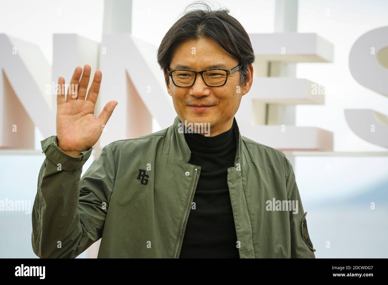 Kim Cheol-Kyu poses at the photocall of 'Mother' during the 1st Cannes International Series ...