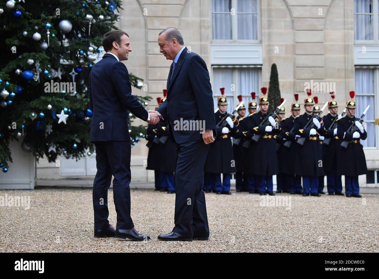 President of Turkey, Recep Tayyip Erdogan is welcomed by President of ...