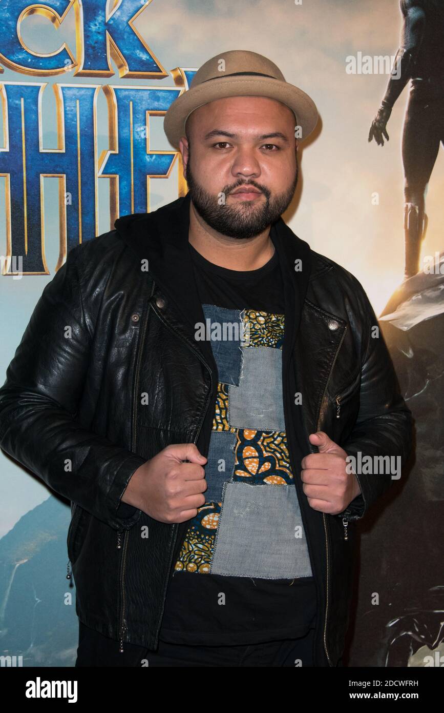 Raphael Yem attending the 'Black Panther' Paris Special Screening at Le ...