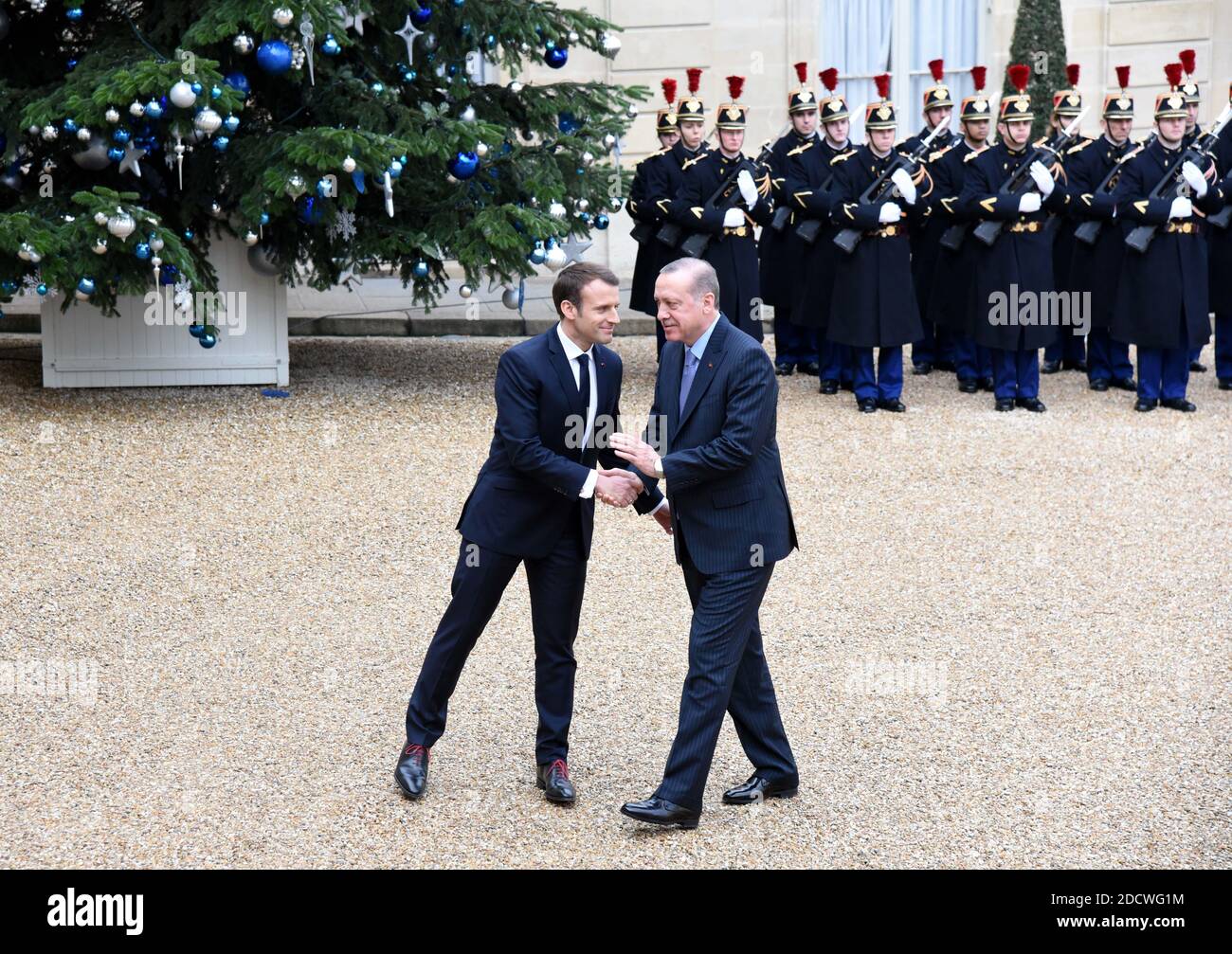President of Turkey, Recep Tayyip Erdogan is welcomed by President of ...