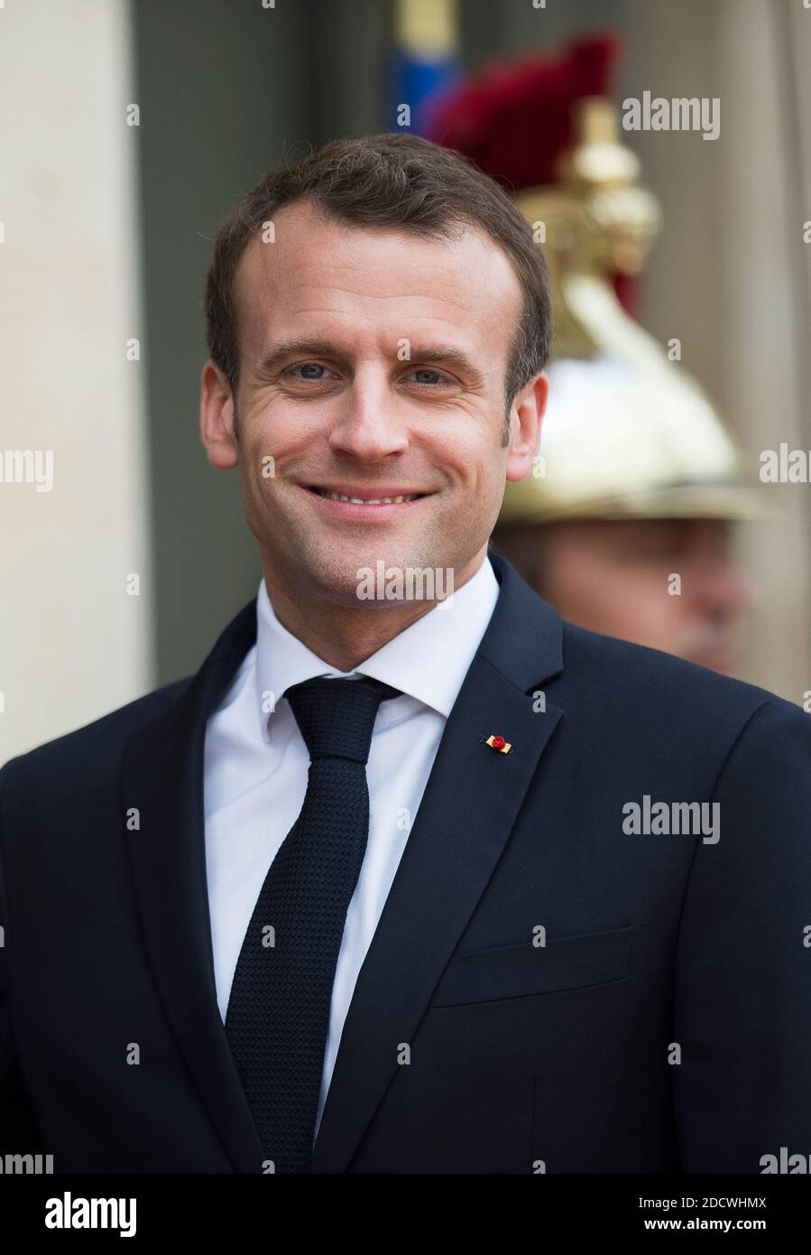 French President Emmanuel macron and Mohammed VI, king of Morocco at ...