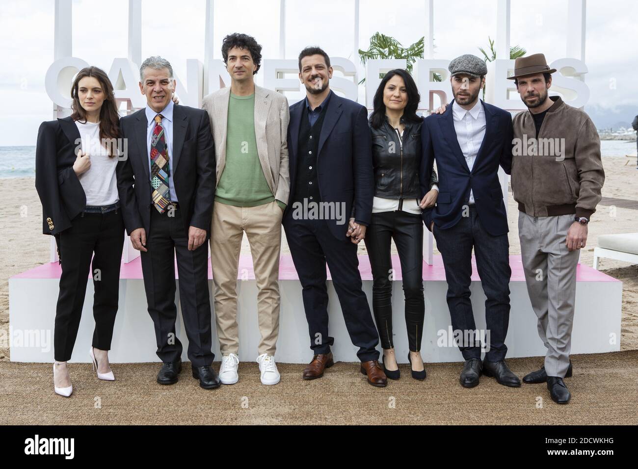 (L-R) Miriam Dalmazio, Alfonso Sabella, Davide Marengo, Marcello Izzo ...