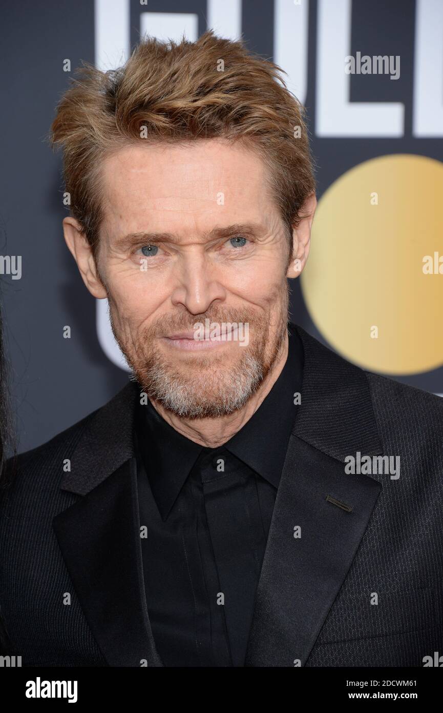 William Dafoe attending the 75th Annual Golden Globes Awards held at ...