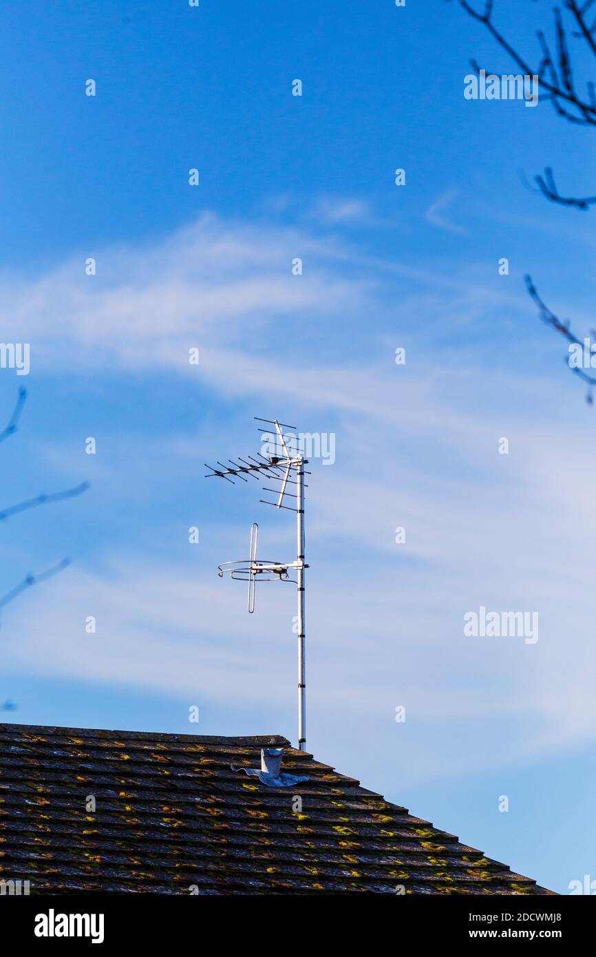 Domestic television aerial hi-res stock photography and images - Alamy