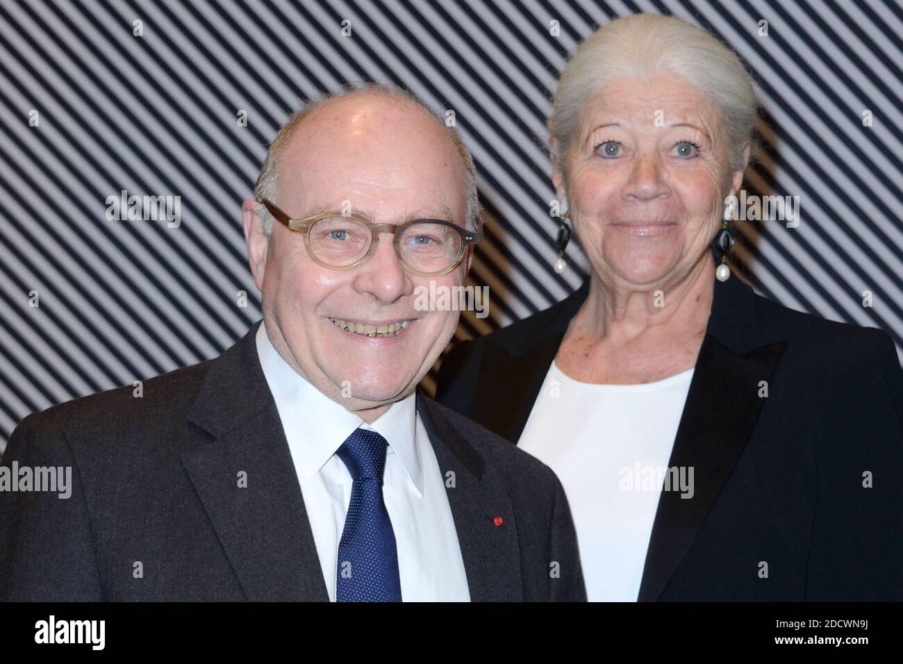 Alain Pompidou et sa femme Nicole Pompidou assistent au diner de Gala ...