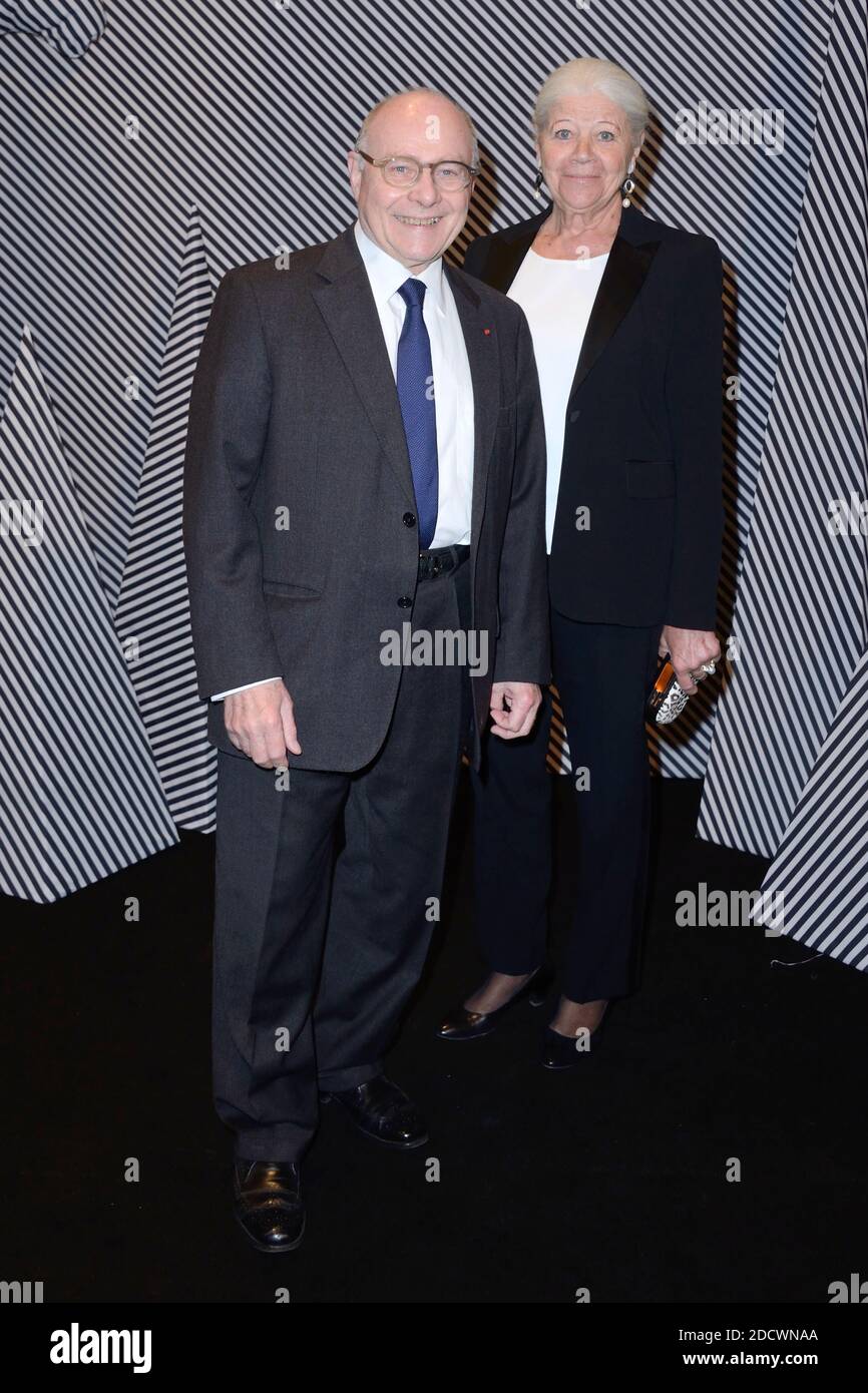 Alain Pompidou et sa femme Nicole Pompidou assistent au diner de Gala ...