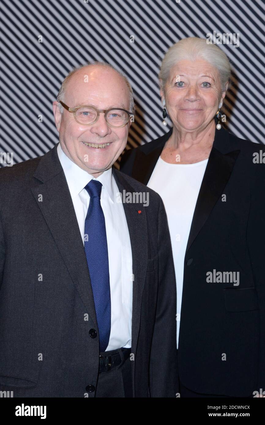 Alain Pompidou et sa femme Nicole Pompidou assistent au diner de Gala ...