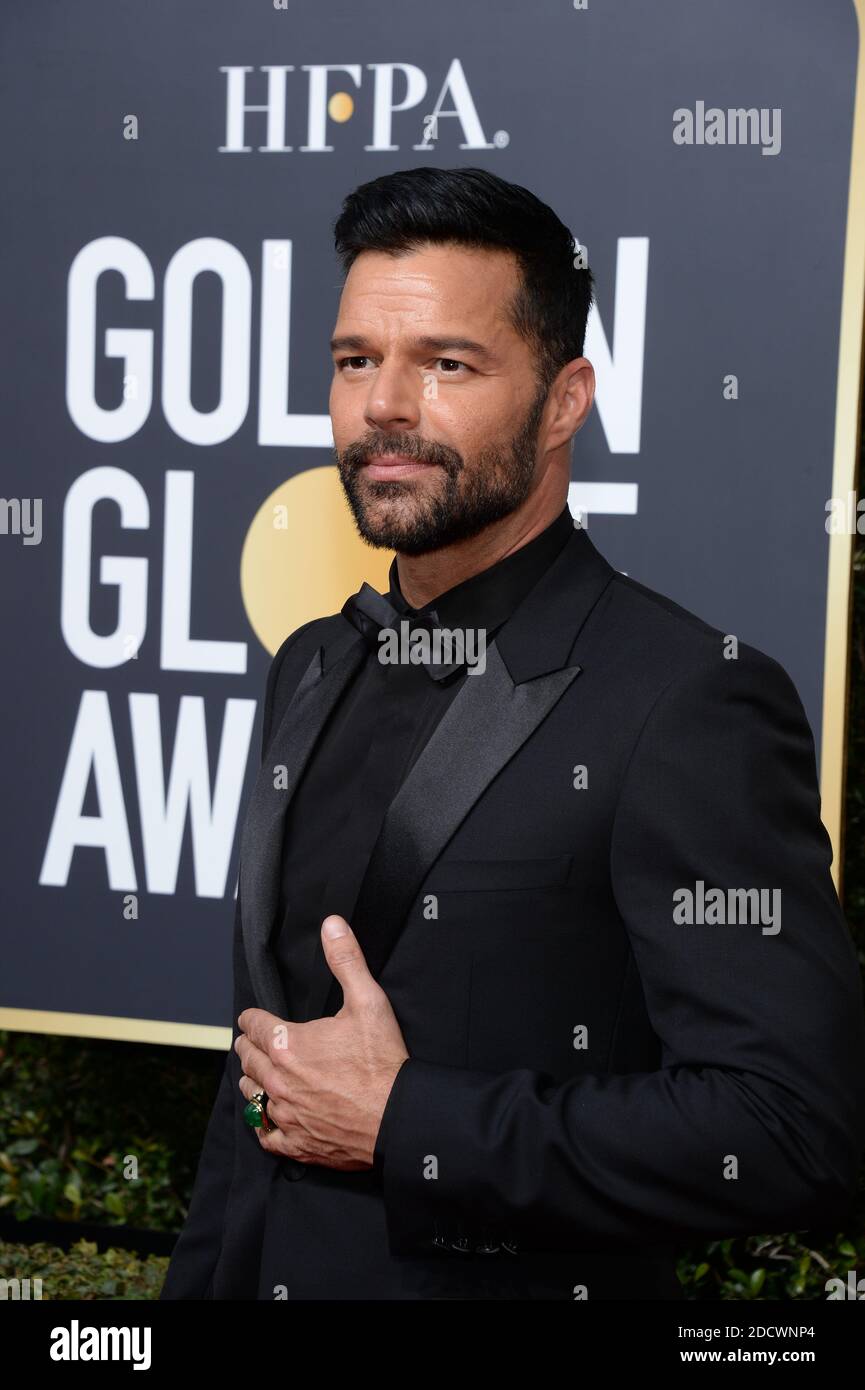 Ricky Martin attending the 75th Annual Golden Globes Awards held at the ...