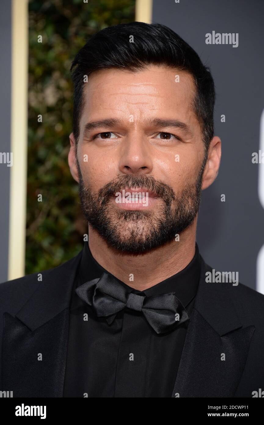 Ricky Martin attending the 75th Annual Golden Globes Awards held at the ...