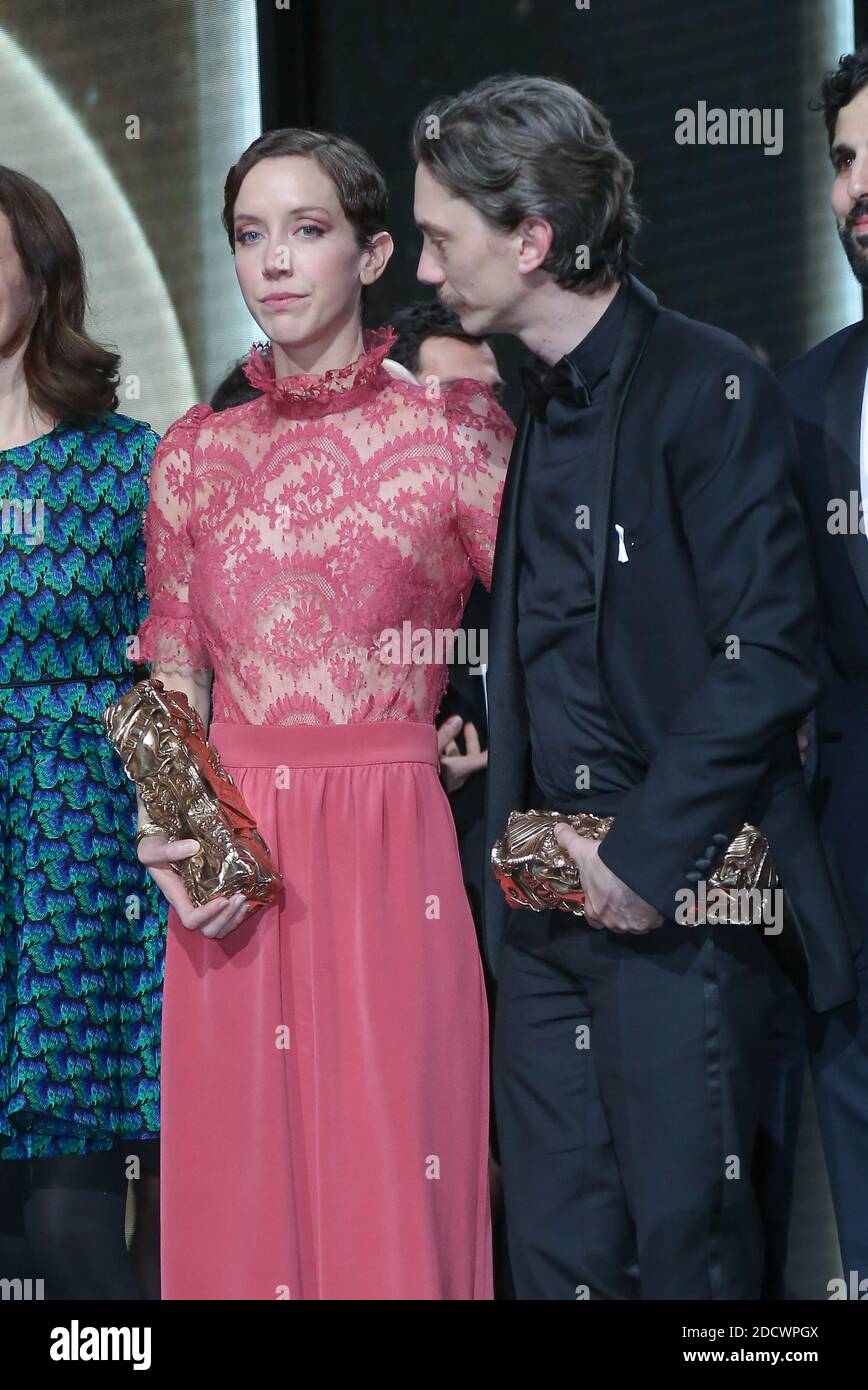 Sara Giraudeau and Swann Arlaud during the 43rd Annual Cesar Film ...