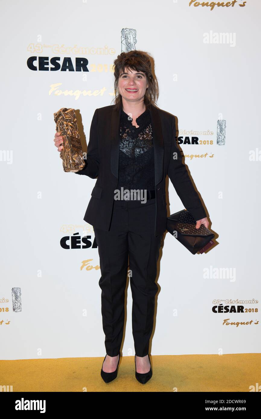 French film producers Marie-Ange Luciani arriving at the Fouquet's ...