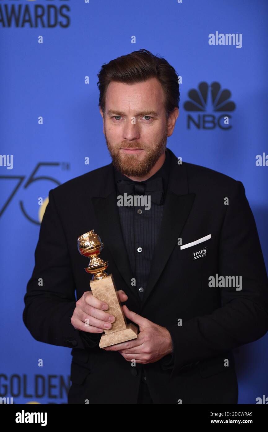 Actor Ewan McGregor posing in the press room during The 75th Annual ...