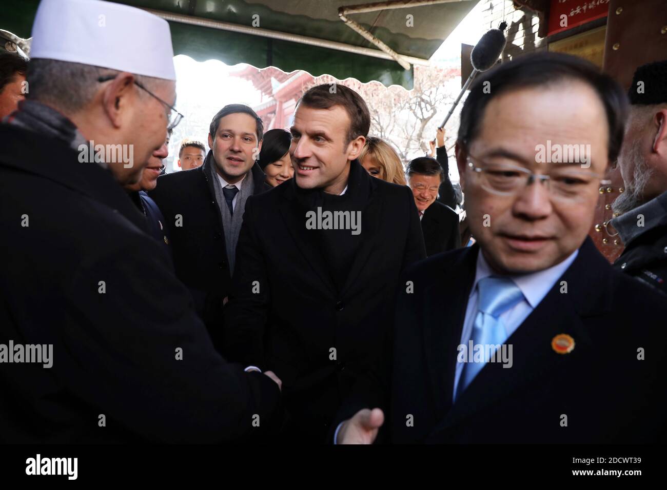 Macron china january 2018 hi-res stock photography and images - Alamy