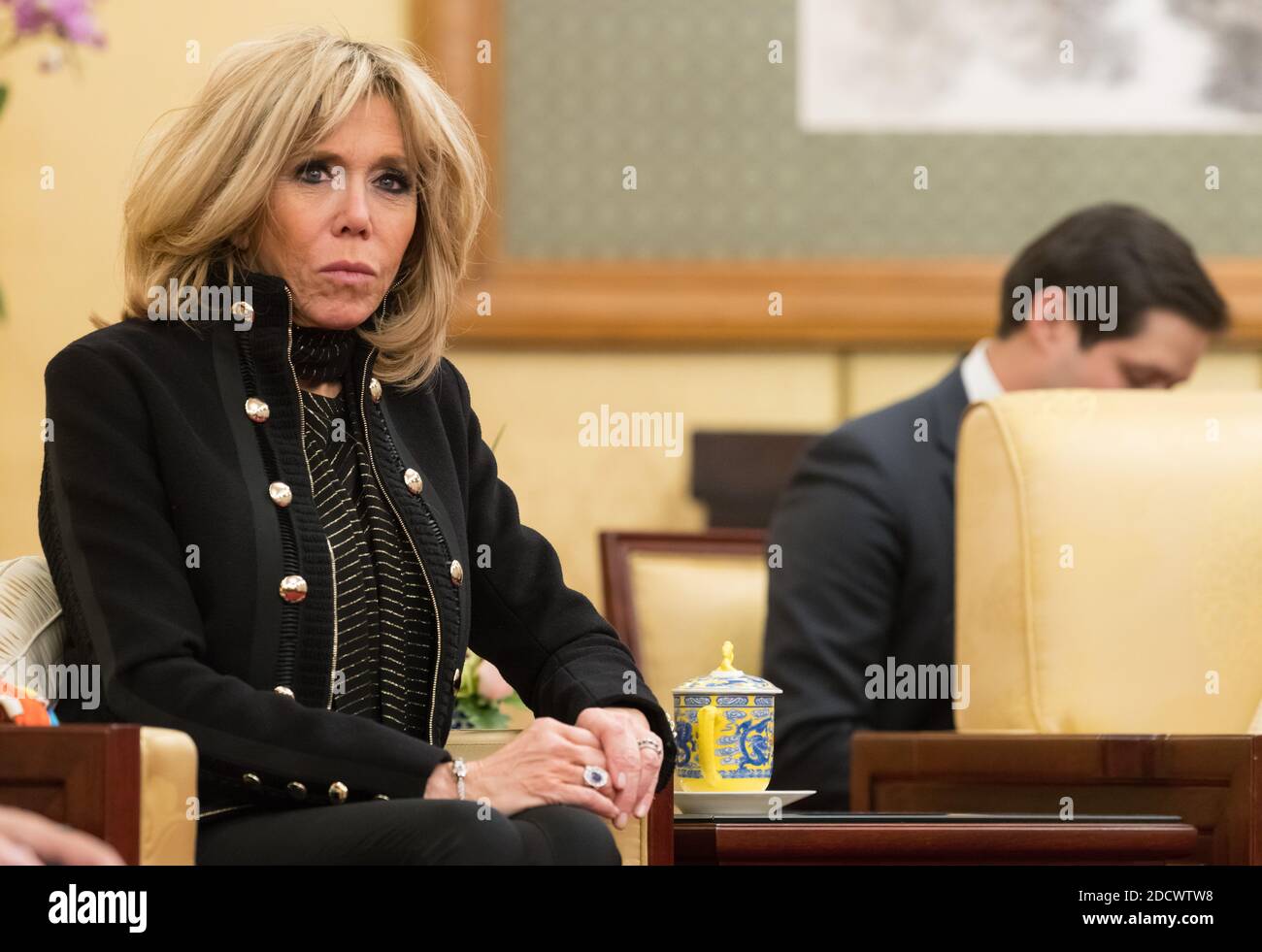 Brigitte macron beijing hi-res stock photography and images - Alamy