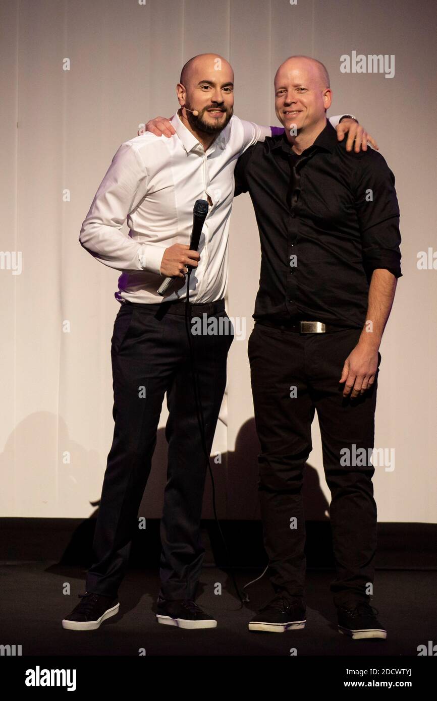 Kyan Khojandi presents the Canneseries Awards ceremony during the 1st ...