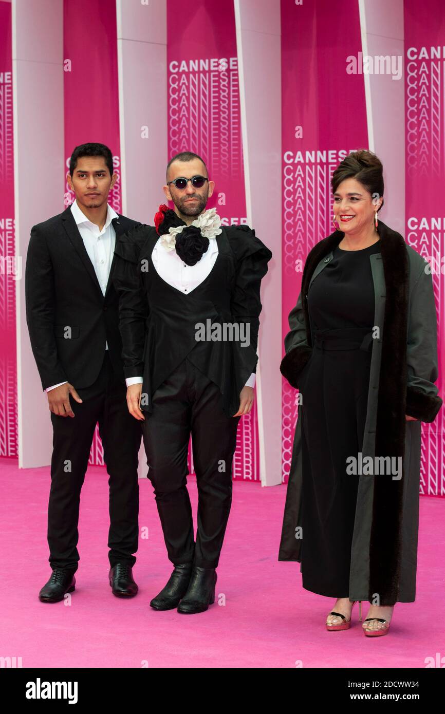 (L-R) Omer Ben David,Tom Salama, and Daphna Levin from the serie ...